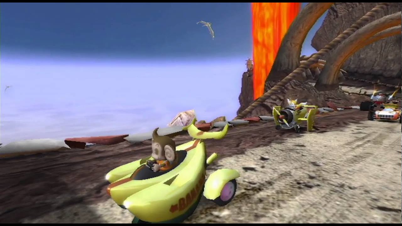 Sonic & Sega All Stars Racing Grand Prix round 2 Monkey Cup Monkey ...