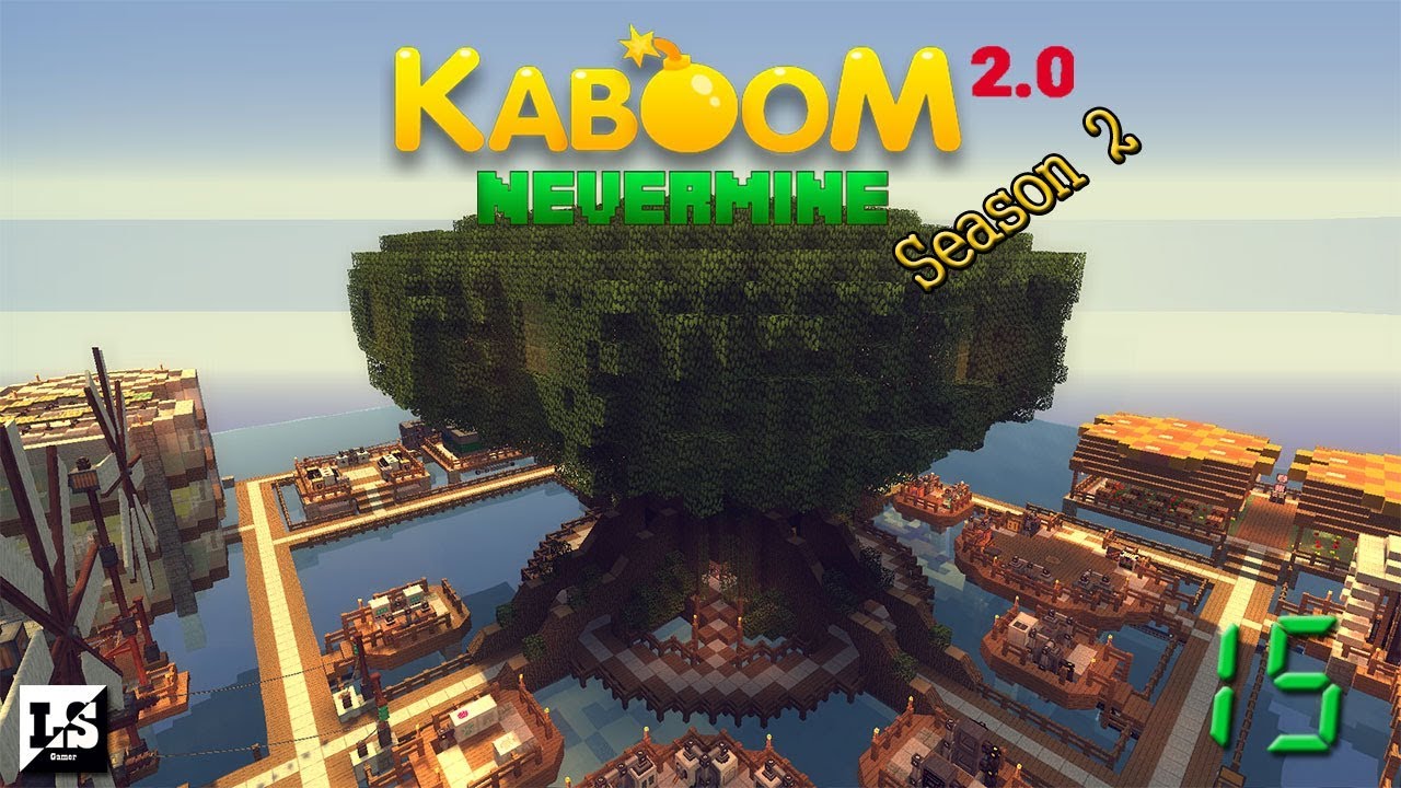Minecraft Kaboom 2.0 Nevermine S2 - #15 Мое Мега дерево - YouTube