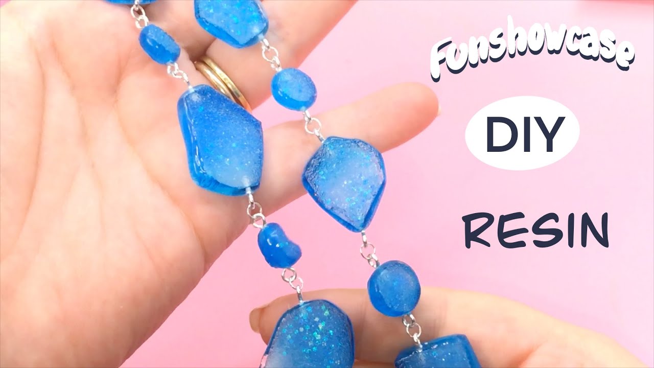 RESIN NECKLACE- FUNSHOWCASE- RESIN CRAFTS- TUTORIAL - YouTube