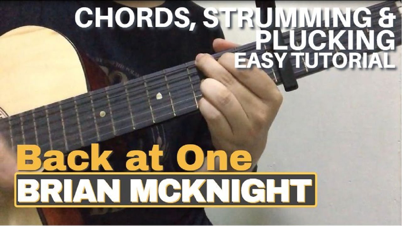 Back At One - Brian Mcknight | Justin Vasquez | Easy Guitar Tutorial ...