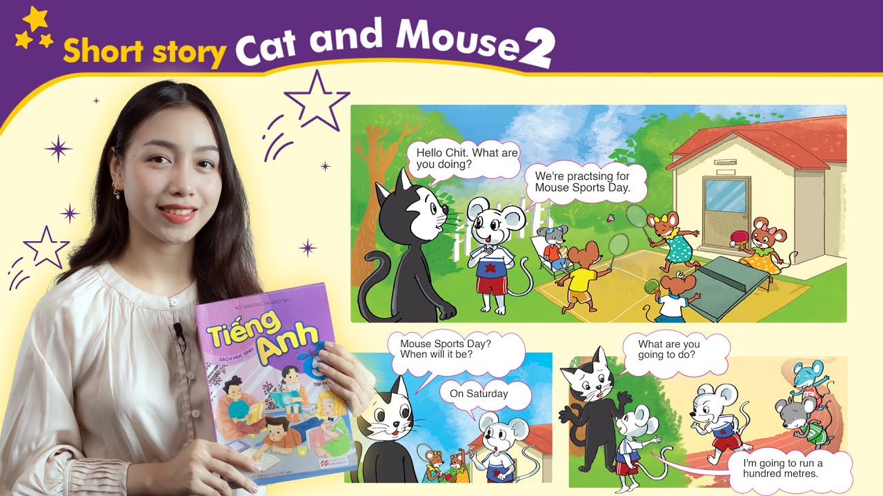 Bài giảng Short Story Cat and Mouse 2 - Tiếng Anh Lớp 5 | Viral English ...