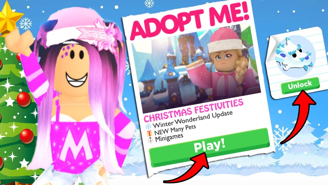 NEW WINTER UPDATE RELEASE IN ADOPT ME 🎄 Roblox Adopt Me Christmas ...