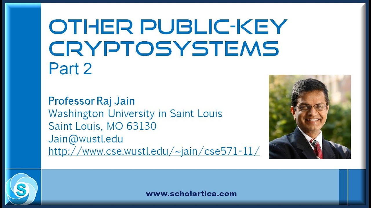 Other Public Key Cryptosystems: Part 2 - YouTube