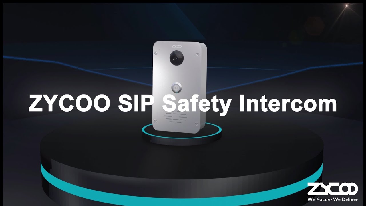 Zycoo SIP Safety Intercoms IA03 & IV03 - YouTube
