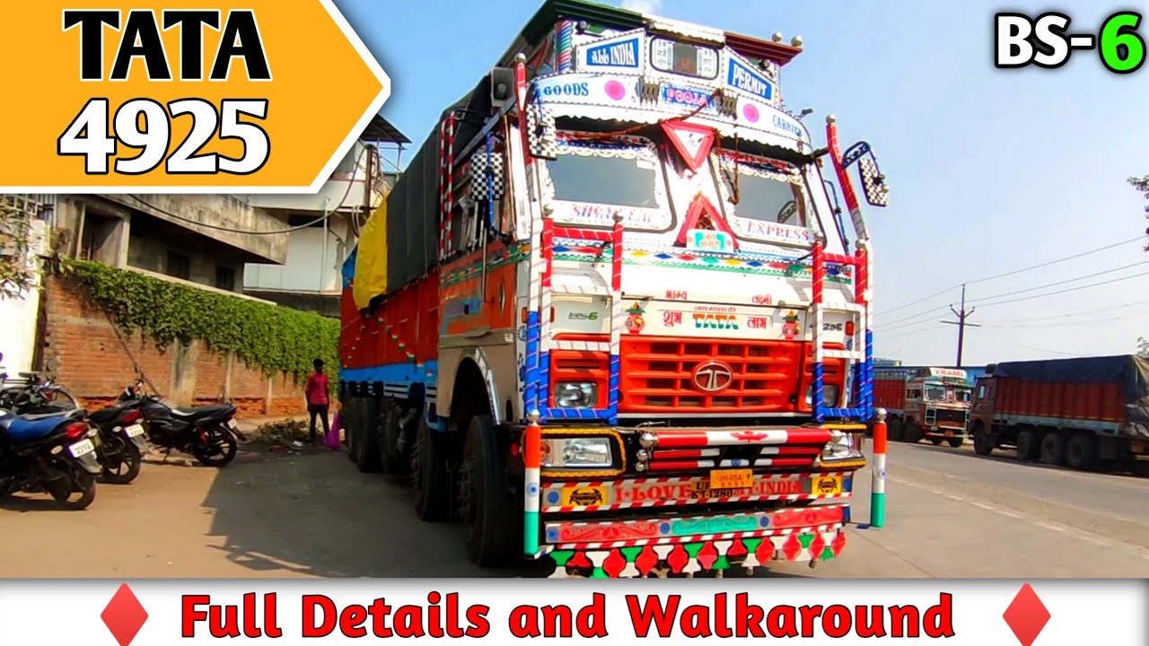 TATA SIGNA 4925 | DETAILS AND WALKAROUND | TATA 2021 TRUCK | BS6. - YouTube