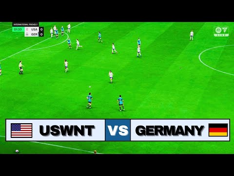 USWNT 🇺🇸 vs 🇩🇪 GERMANY - International Friendly - FC 24 - PS5 - YouTube