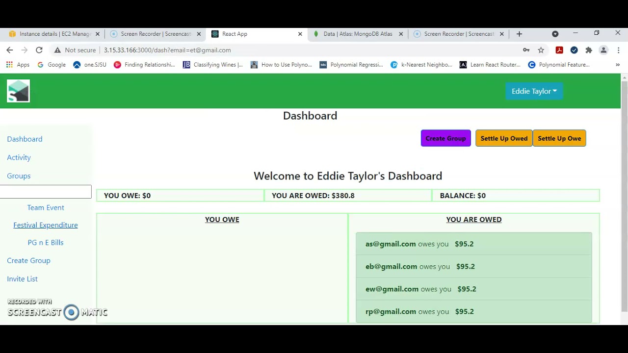YJS CMPE 273 Lab 2 Demo - YouTube