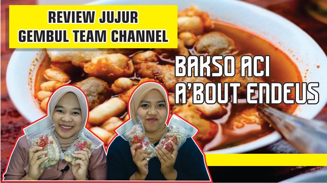MUKBANG SEMANGKUK BAKSO ACI A'BOUT ENDUS PORSI KELUARGA | dijamin murah ...