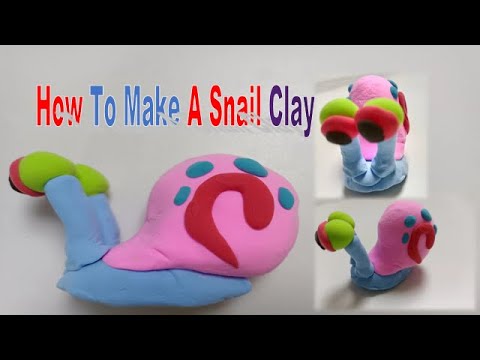 How To Make Snail Clay Modelling for Kids | Model Craft Tutorial | Easy ...