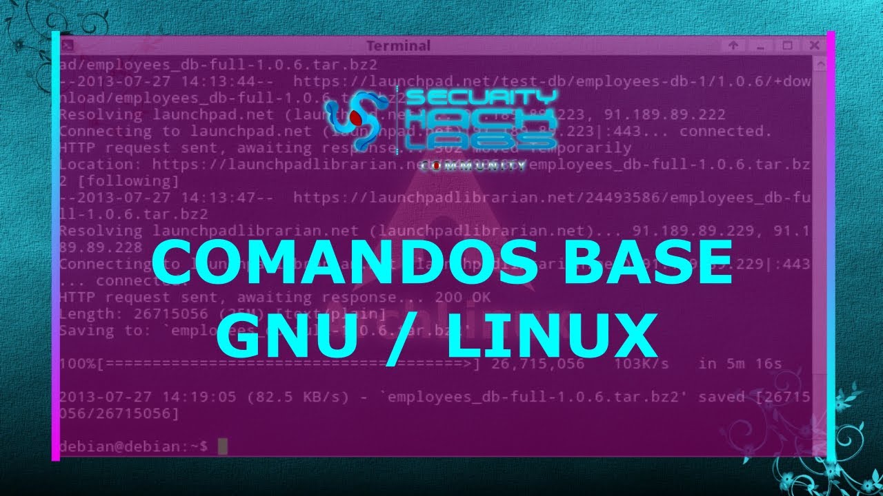 Curso de GNU/Linux SHL: Comandos básicos - Parte 1 - YouTube