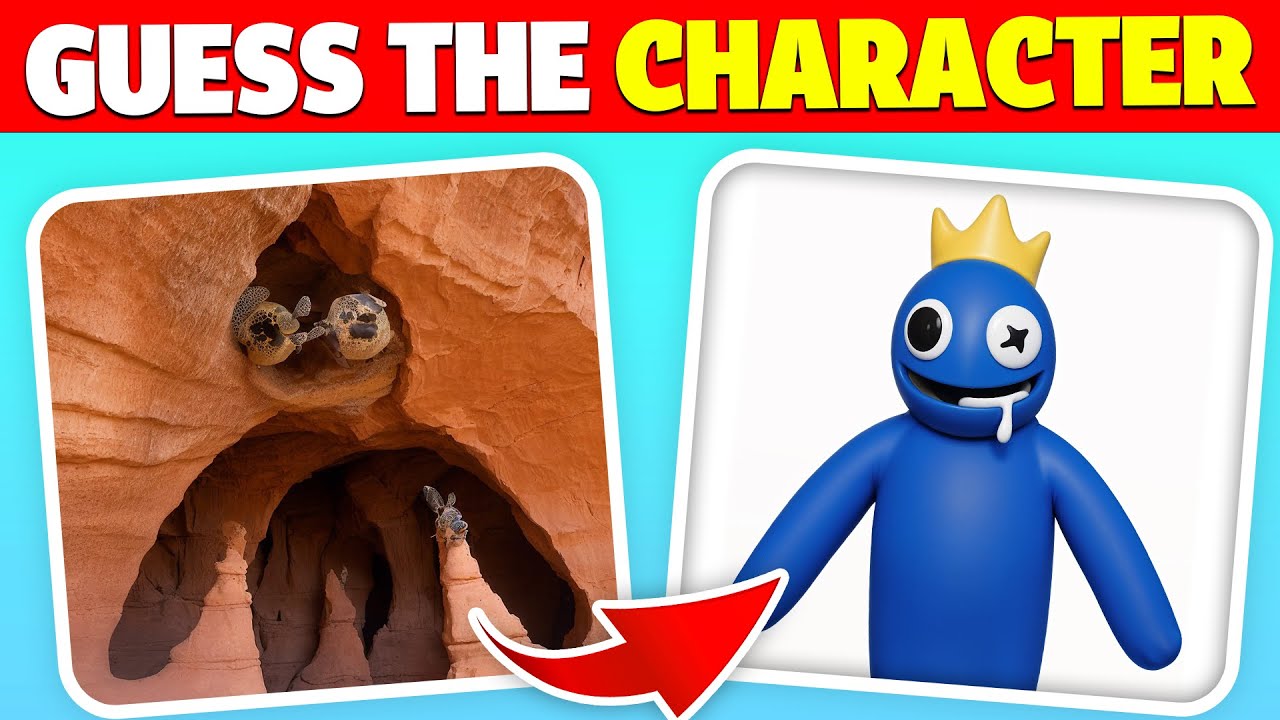 Guess the Hidden Rainbow Friends Characters by ILLUSION! 💫 | Squint ...
