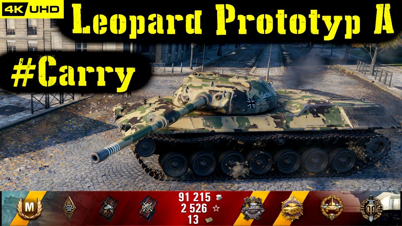 World of Tanks Leopard Prototyp A Replay - 11 Kills 6.5K DMG(Patch 1.6. ...