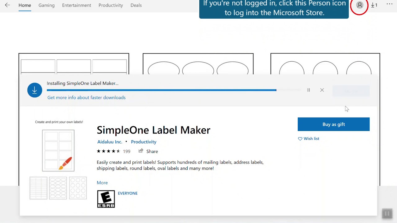 Install SimpleOne Label Maker from the Microsoft Store - easiest way to ...