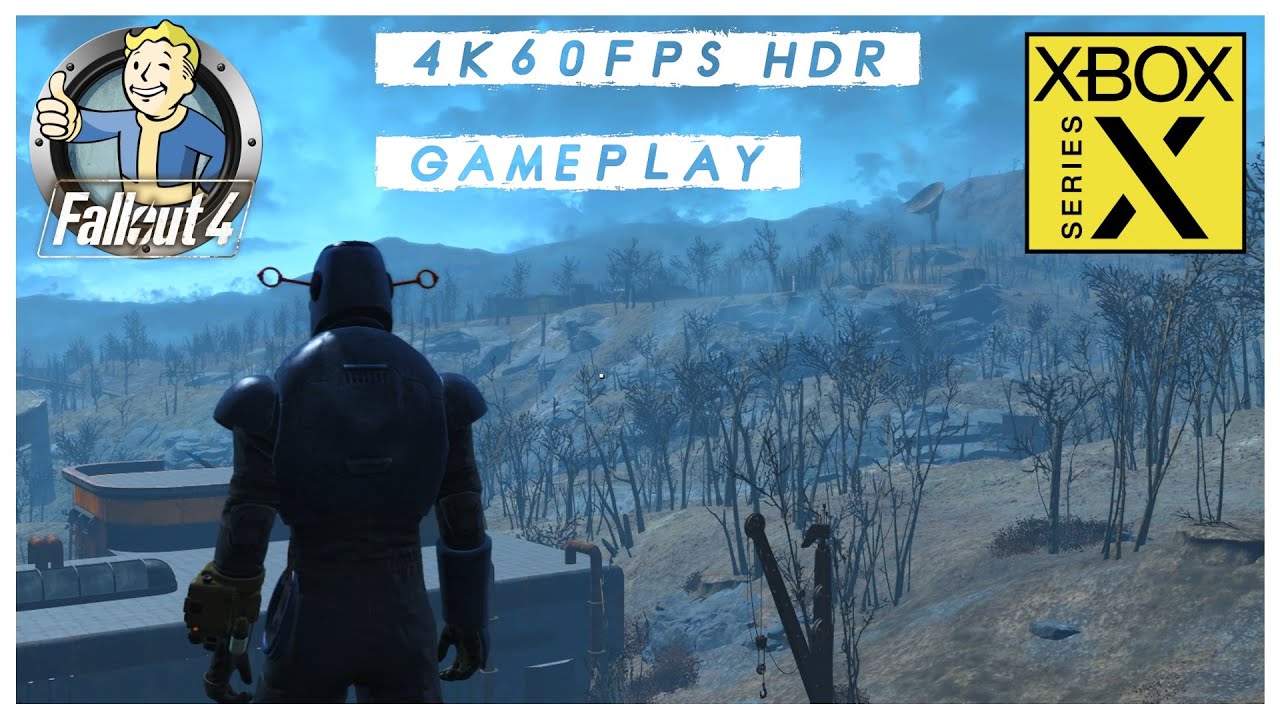 Fallout 4 - 4K 60fps HDR Free Roam Gameplay on XBOX Series X - YouTube
