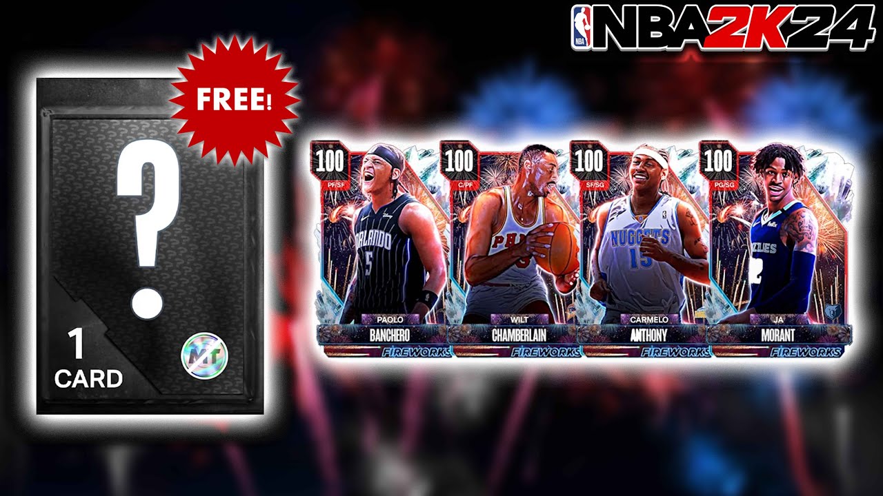 FIREWORKS PROMO TOMORROW! 100 OVERALL WILT, MELO, PAOLO, JA + GOAT ...