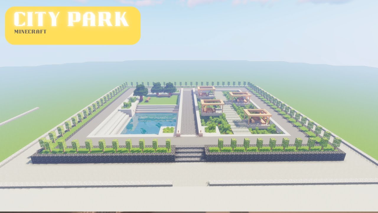 City Park Build Tutorial in Minecraft | MMT - YouTube