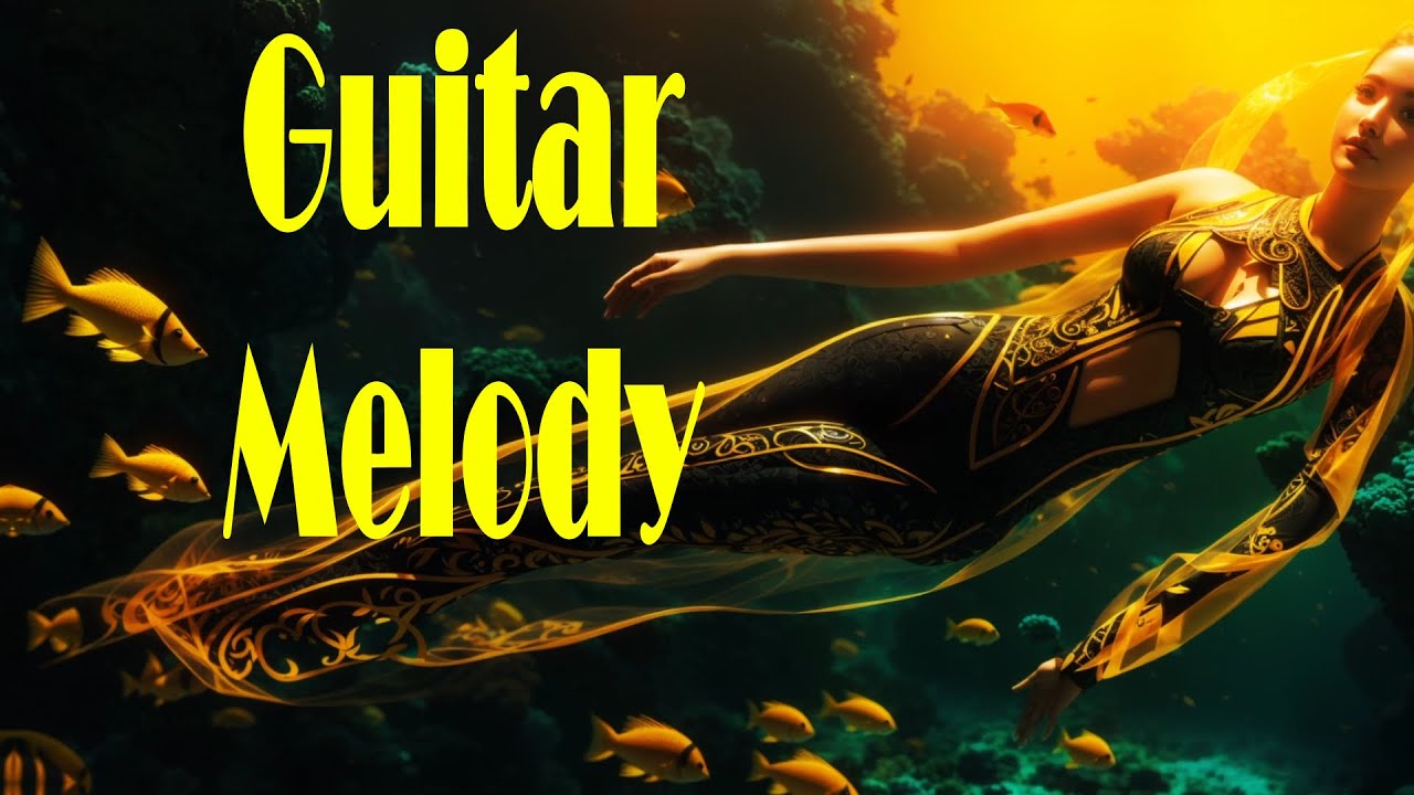 Visualization Music of The Calm Background Guitar Melody to a beautiful ...