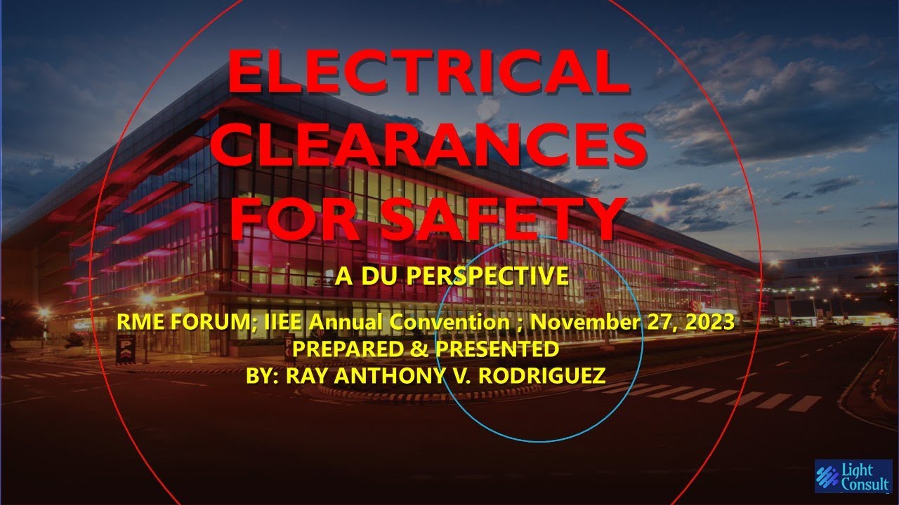 Electrical Clearances for Safety - YouTube
