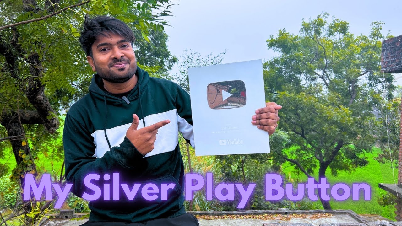 From Zero to 100K! My Silver Play Button Reveal | The awesome moment 🥳 ...