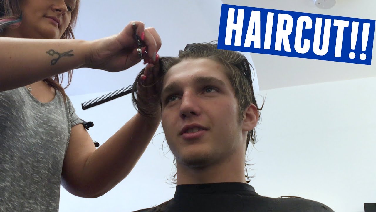 MATT GETS A HAIRCUT!! - YouTube