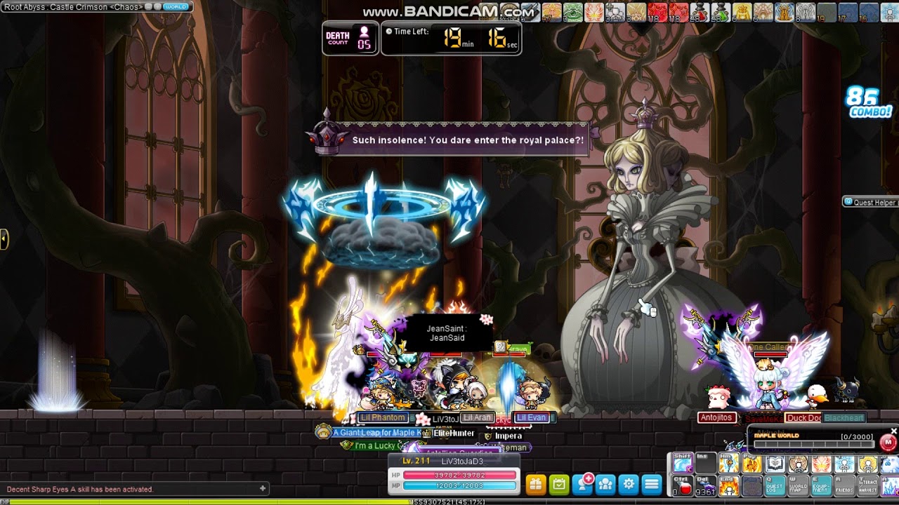 MapleStory - Aran - Chaos Crimson Queen ( BERA ) - YouTube