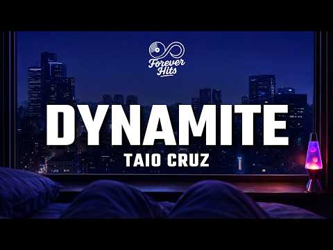 Taio Cruz - Dynamite (Lyrics) | 4K Visualizer