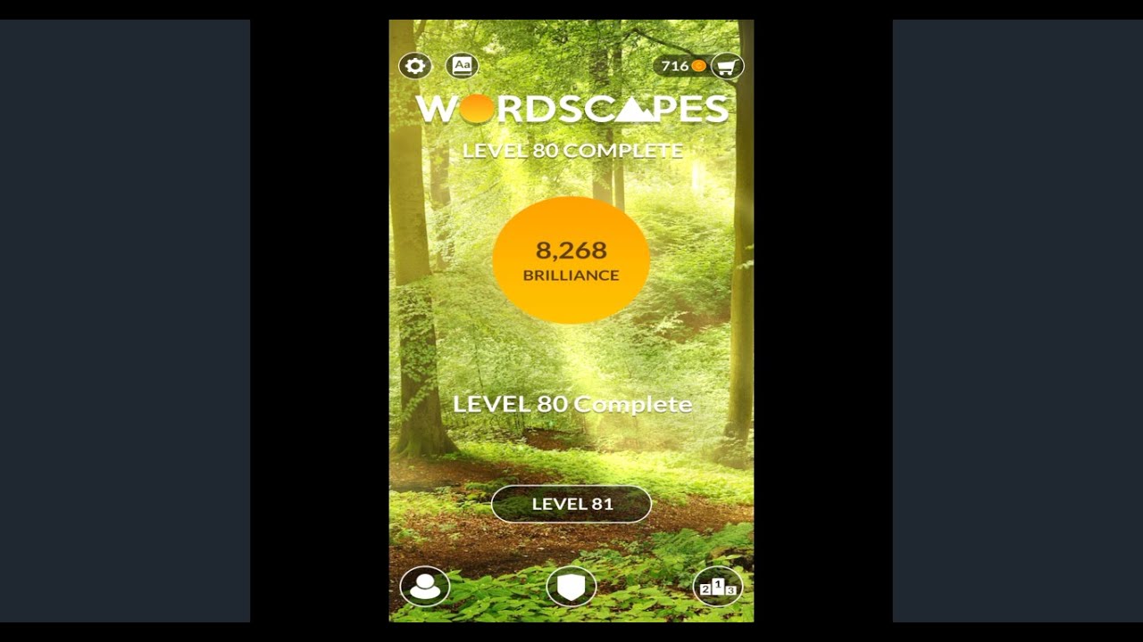 Wordscapes Level 65 - 80 - YouTube