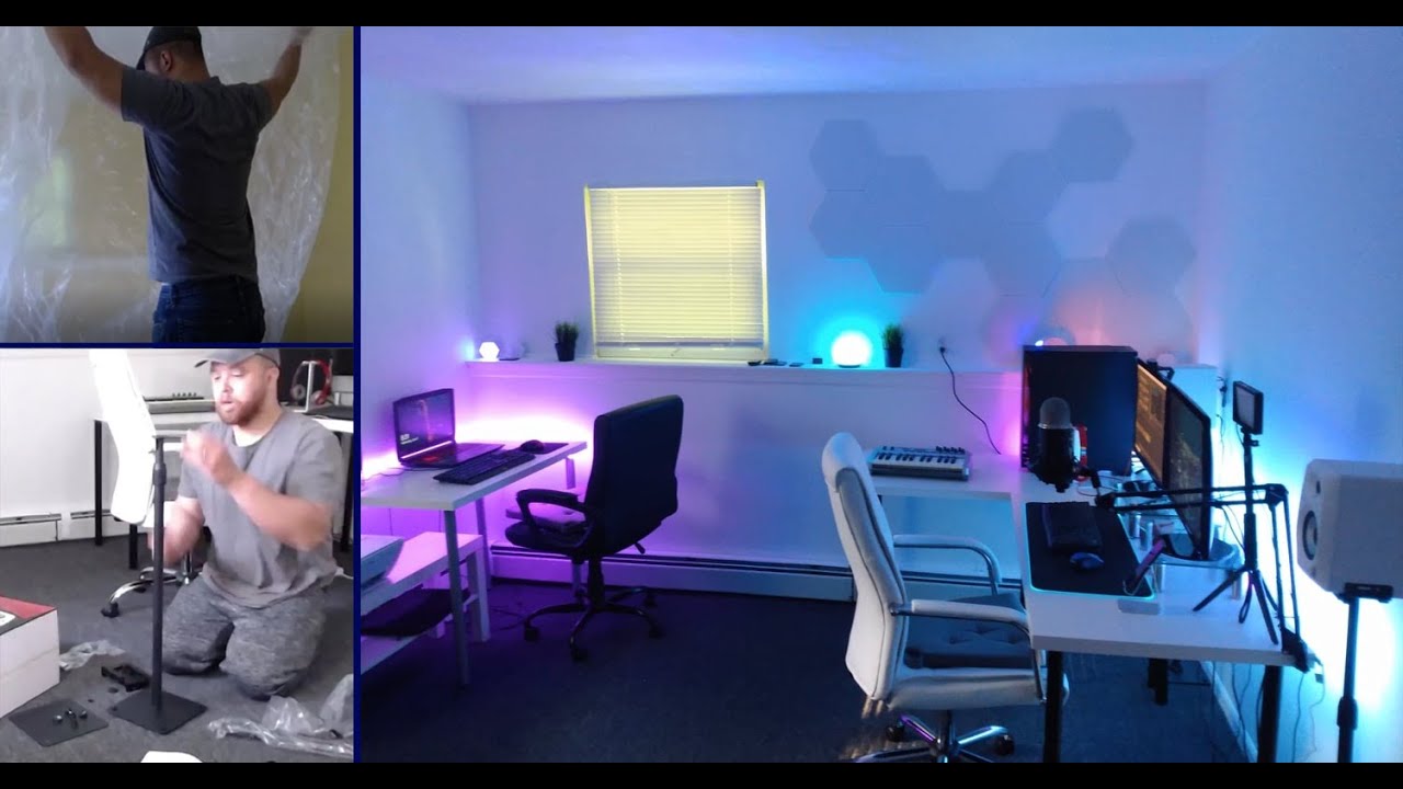 My Youtube Studio Set Up - 2021 Phase 1 (Time Lapse) - YouTube