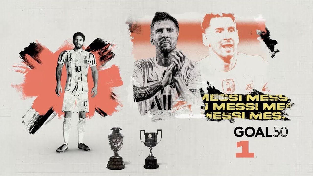Lionel Messi crowned Men's GOAL50 Winner 2021 - YouTube