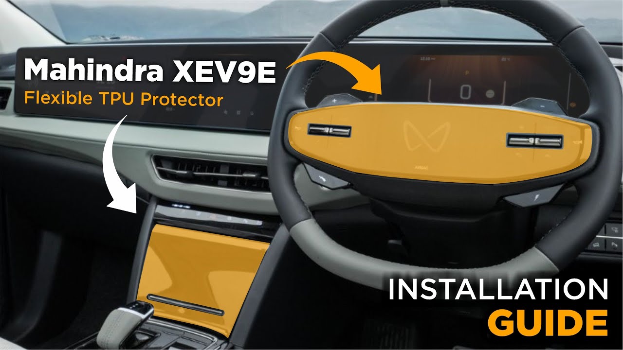Mahindra XEV9E & BE6 Interior Dashboard Scratch Protection Film ...