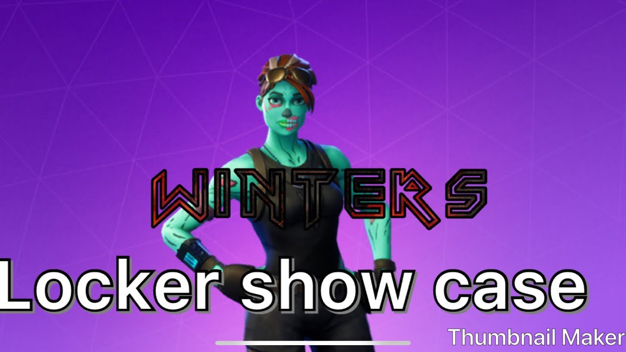 My locker show case for main account - YouTube