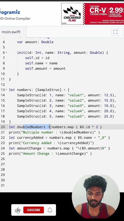 Map function in Swift Collection #swift #swifties #programming #developer #development #comedy ...