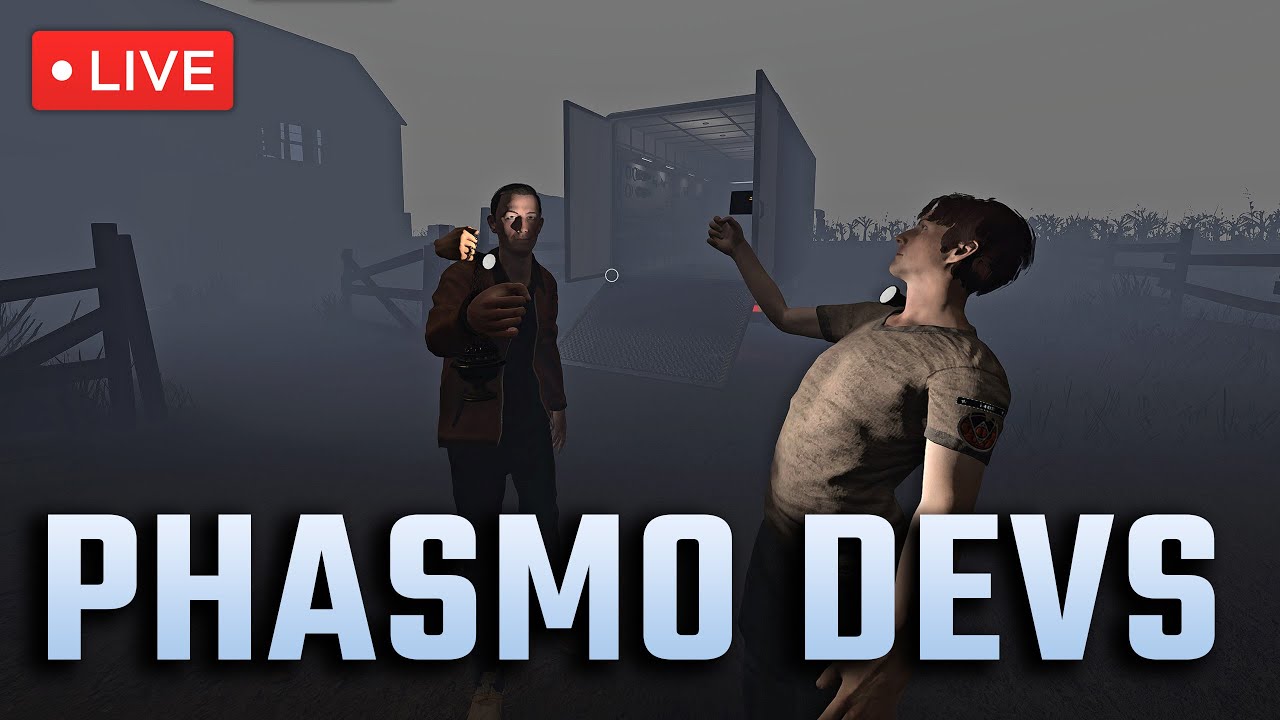 Playing with 2 Phasmophobia Developers... - YouTube