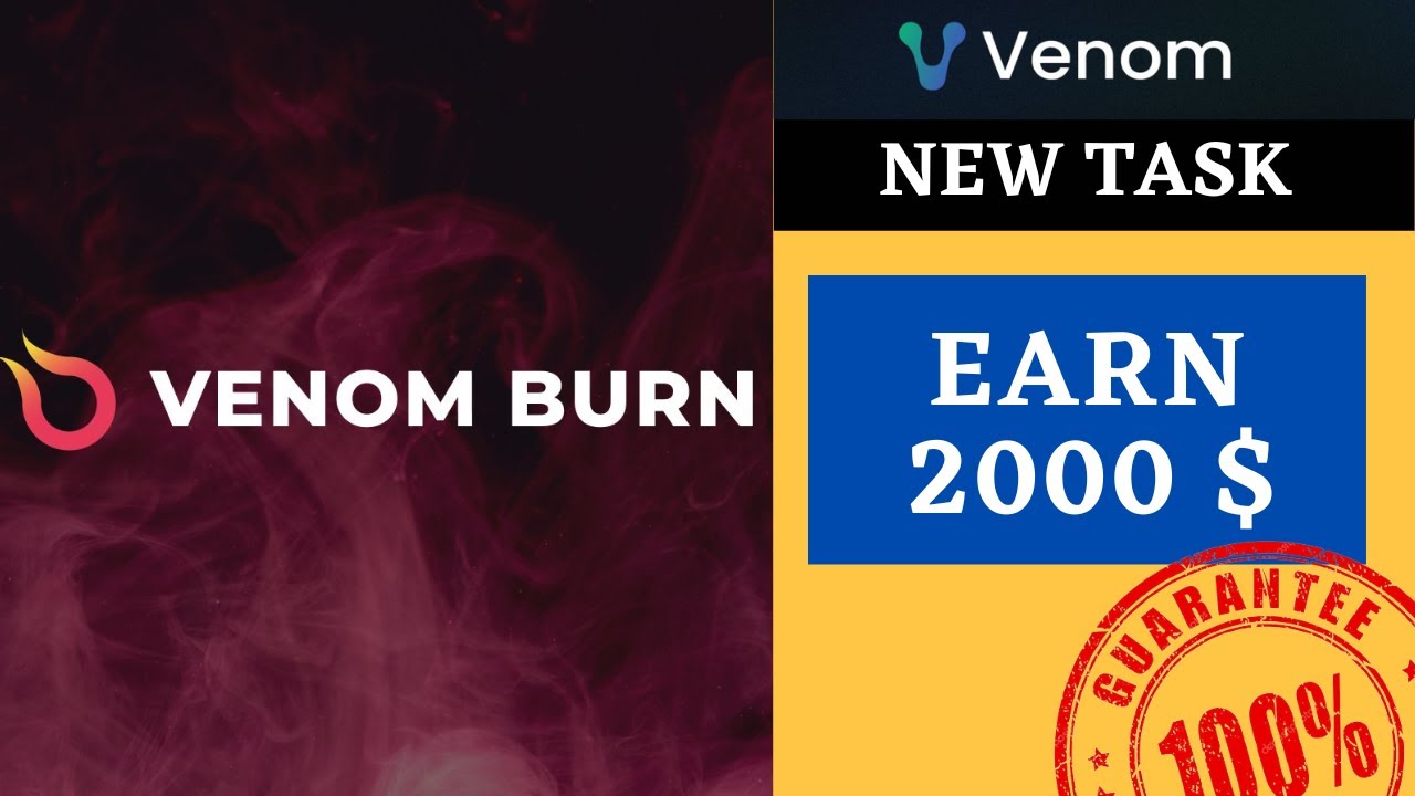 Venom Airdrop New Task Venom Burn || Venom Airdrop New Update - YouTube