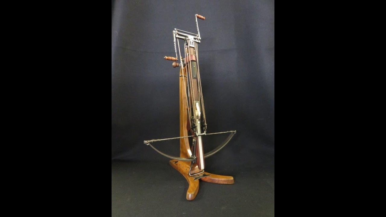 Miniature medieval crossbow World Record Part 4 - YouTube