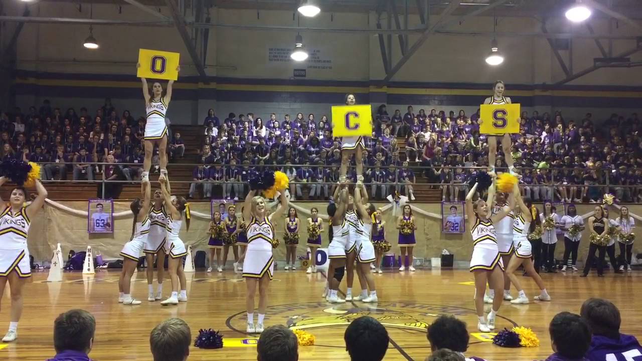 OCS Homecoming Cheer 2016 - YouTube