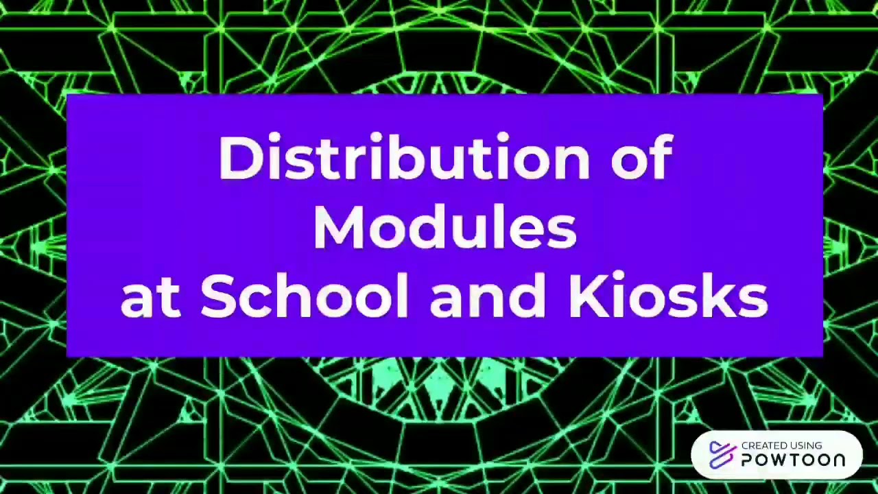JES - Modular Distance Learning Dry Run - YouTube