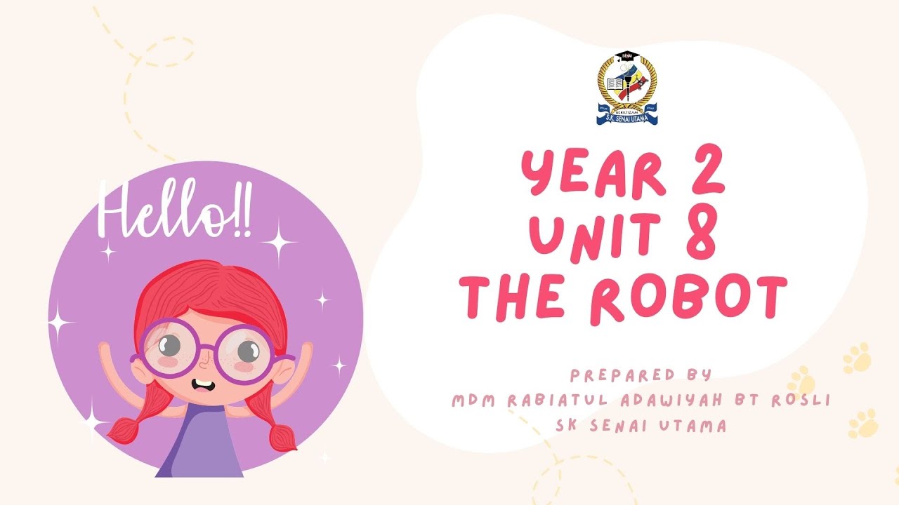 Year 2 Unit 8 The Robot (page 96) - YouTube