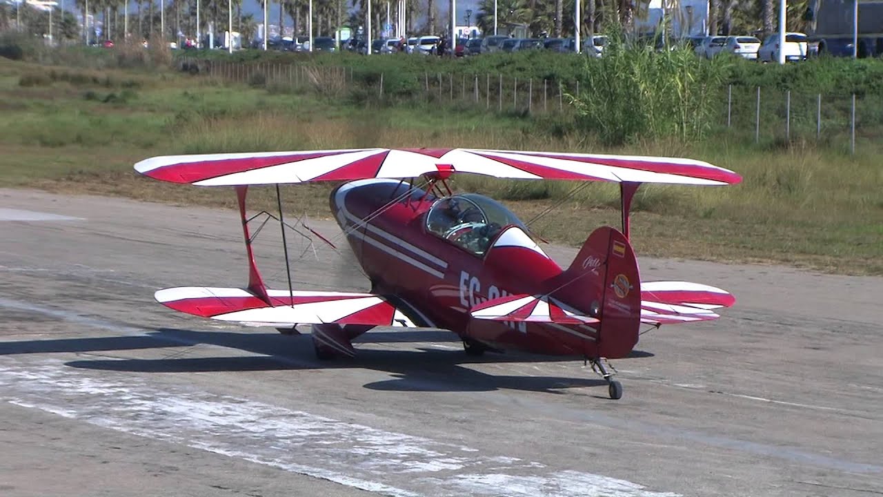 PITTS S2A en castellon amazing take off - YouTube