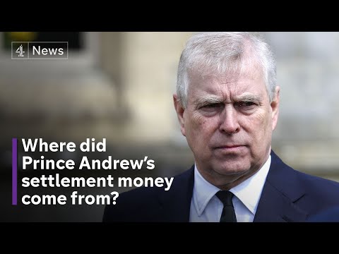 Where did the money for Prince Andrew’s legal settlement come from?