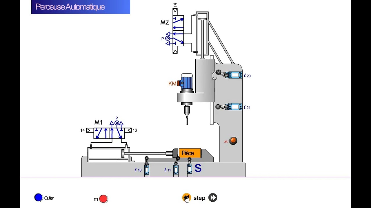Perceuse automatique Animation - YouTube