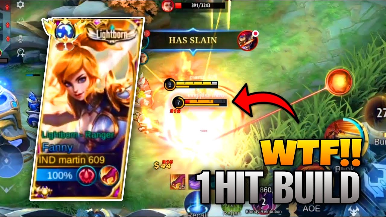 WTF DAMAGE!!!TRY THIS 1 HIT DAMAGE BUILD FOR FANNY | FANNY MOBILE ...