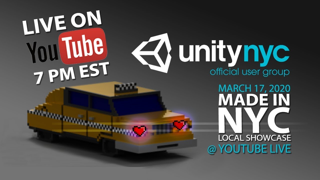 UnityNYC Inaugural Livestream - "Made in NYC" Local Showcase - YouTube