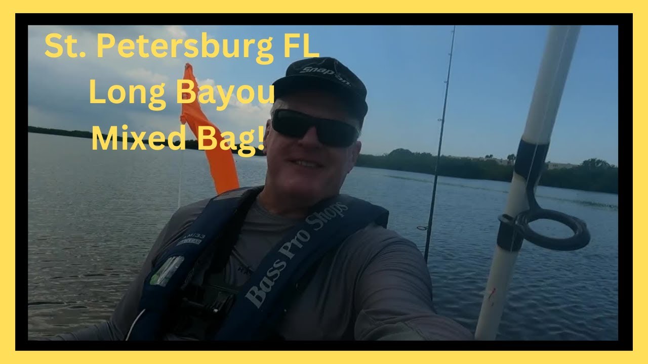Kayak Fishing Long Bayou, St. Petersburg Fl - YouTube