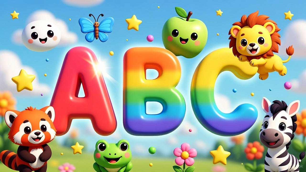 “ABC Song for Kids | A to Z Letters with Cute Animals & Objects ...