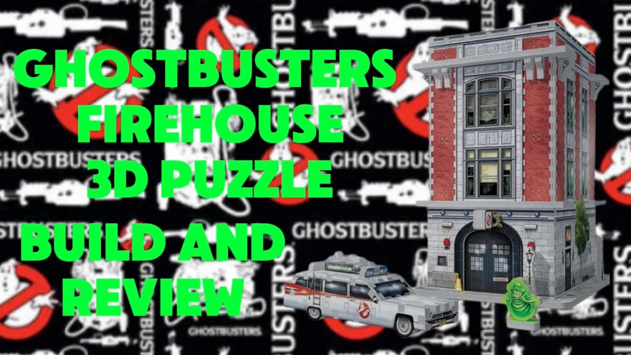 Ghostbusters Wrebbit 3d Firehouse/HQ 3d Puzzle! Unboxing/Review - YouTube