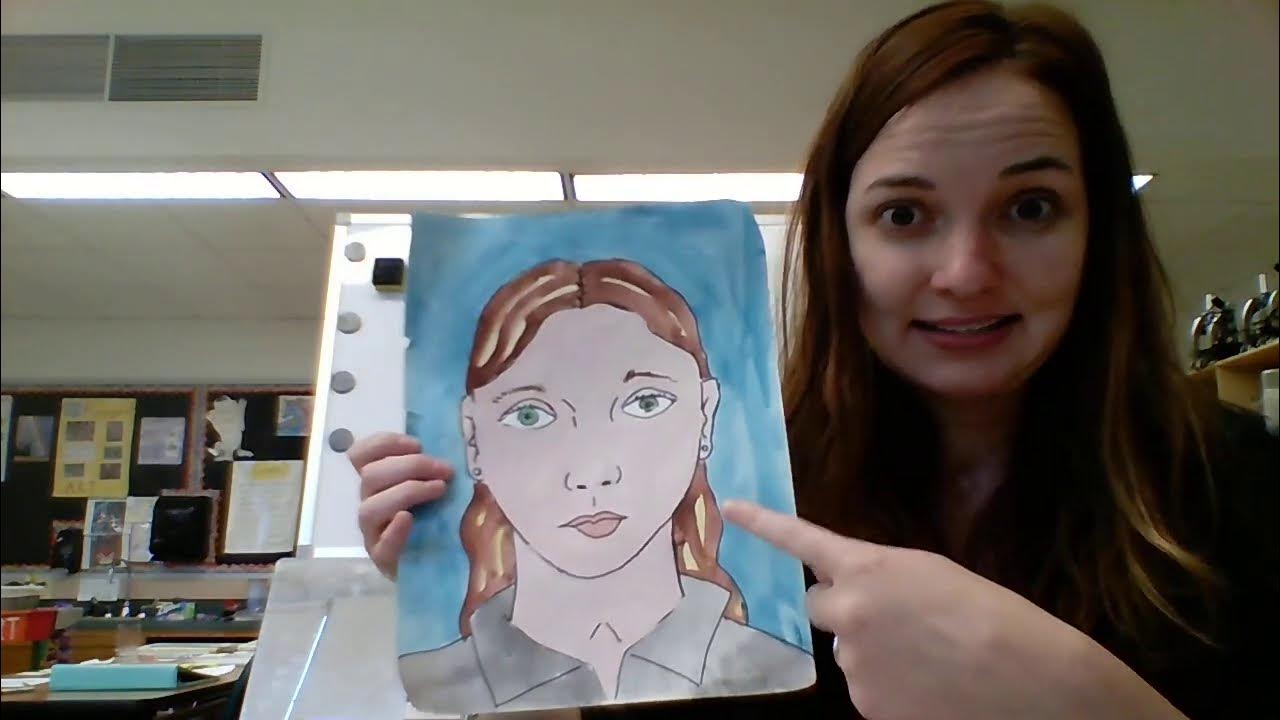 4th Grade- Self Portraits! - YouTube