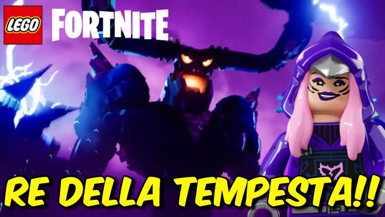 HO SCONFITTO IL RE DELLA TEMPESTA SU LEGO FORTNITE ODISSEY ...
