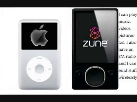 zune 80 vs ipod classic - YouTube