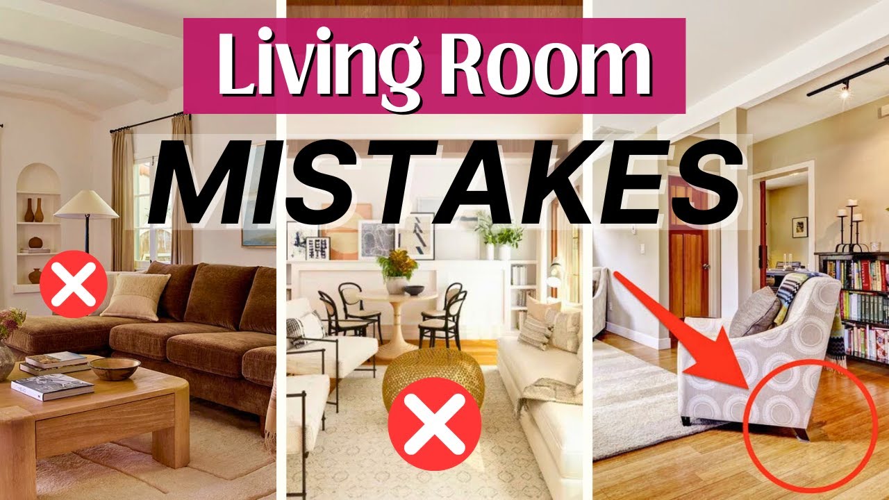 10 Living Room Mistakes that makes Modern Home MISERABLE! - YouTube